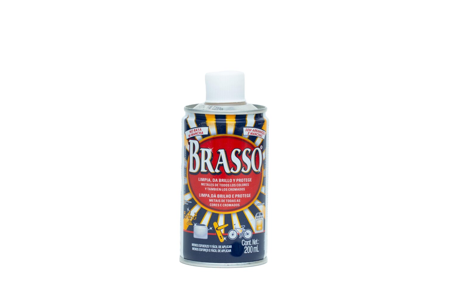 BRASSO LIMPIA METALES LIQUIDO 200 ML – SAROS Cleaning
